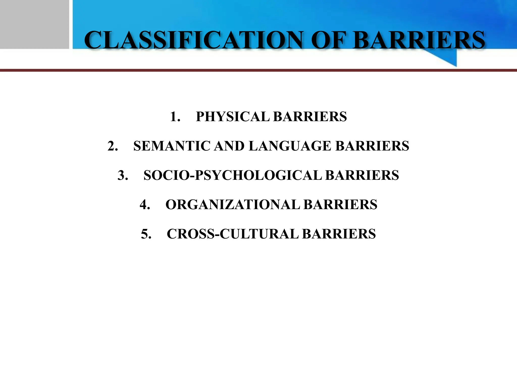 Barriers Communication Physical Barriers.pptx