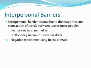 Barriers gaurav | PPTX | Computer Networking | Computing