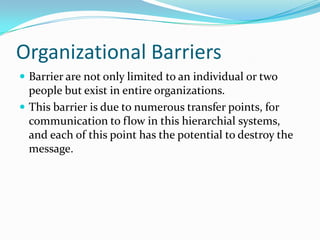 Barriers gaurav | PPTX