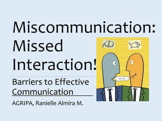 Barriers to Effective Communication | PPTX