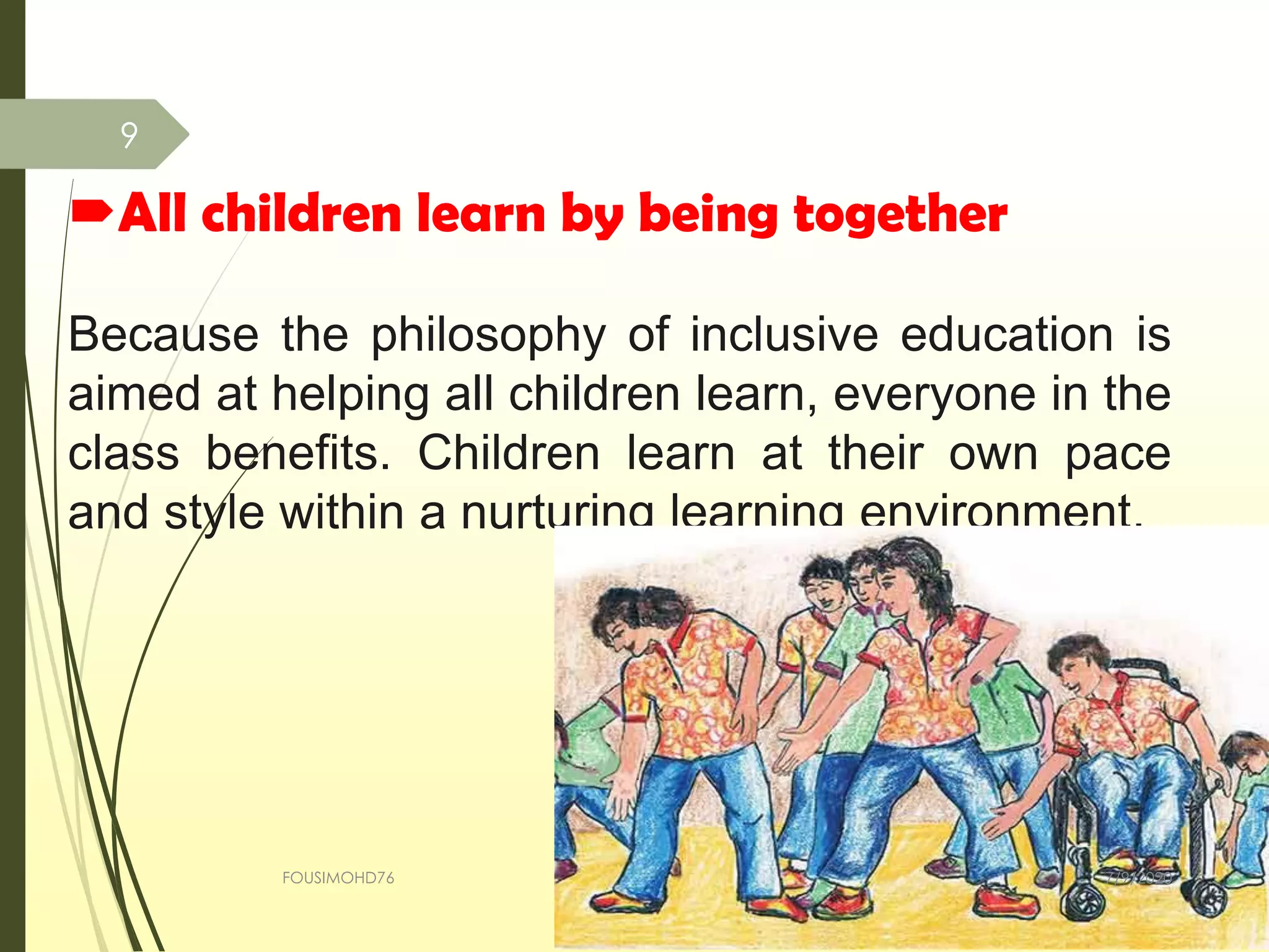 Barriers and benefits of inclusive education | PDF