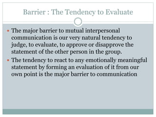 Barriers and gateways to communication | PPTX