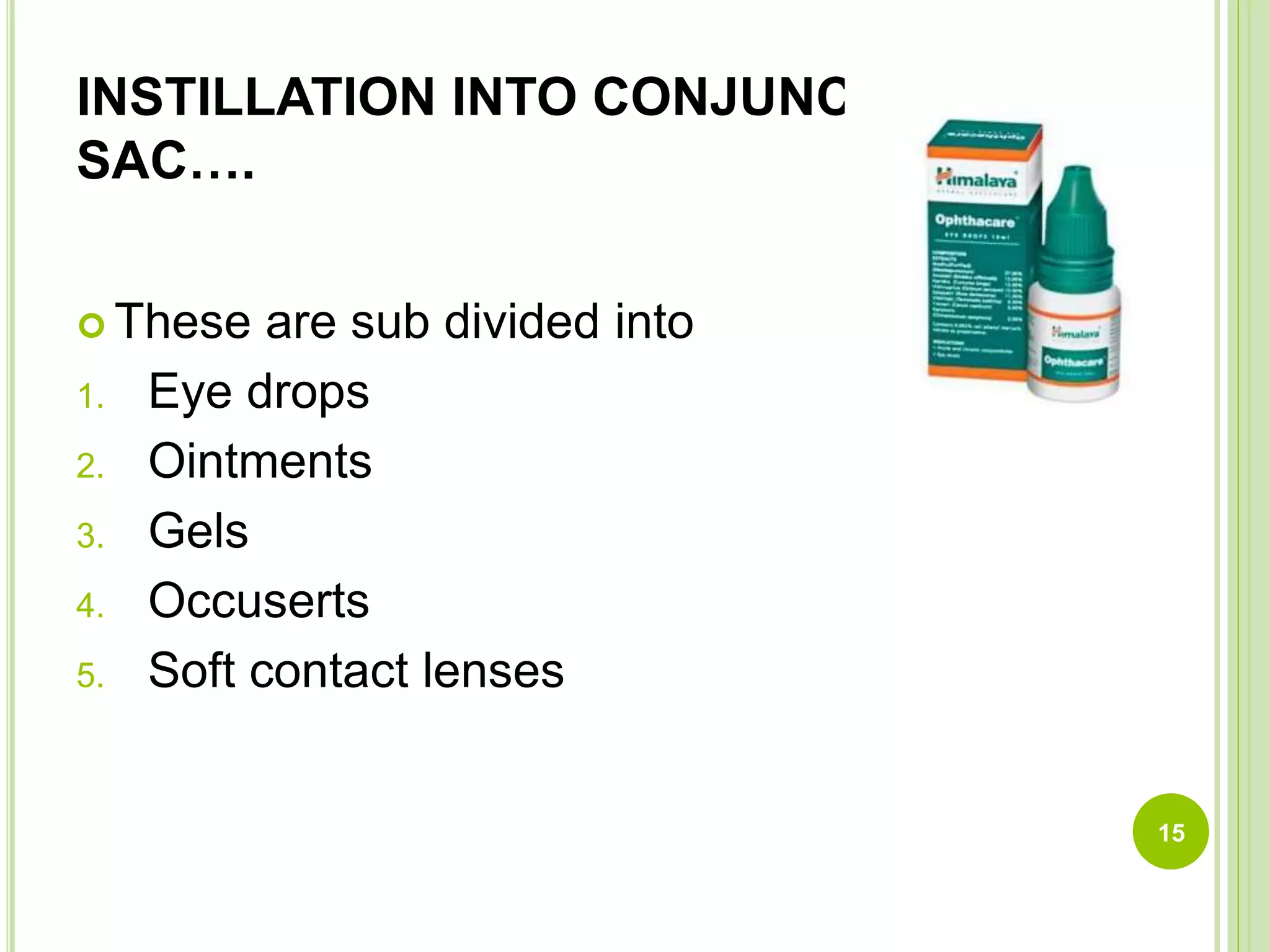 Barriers and routes of occular drug delivery system | PPTX