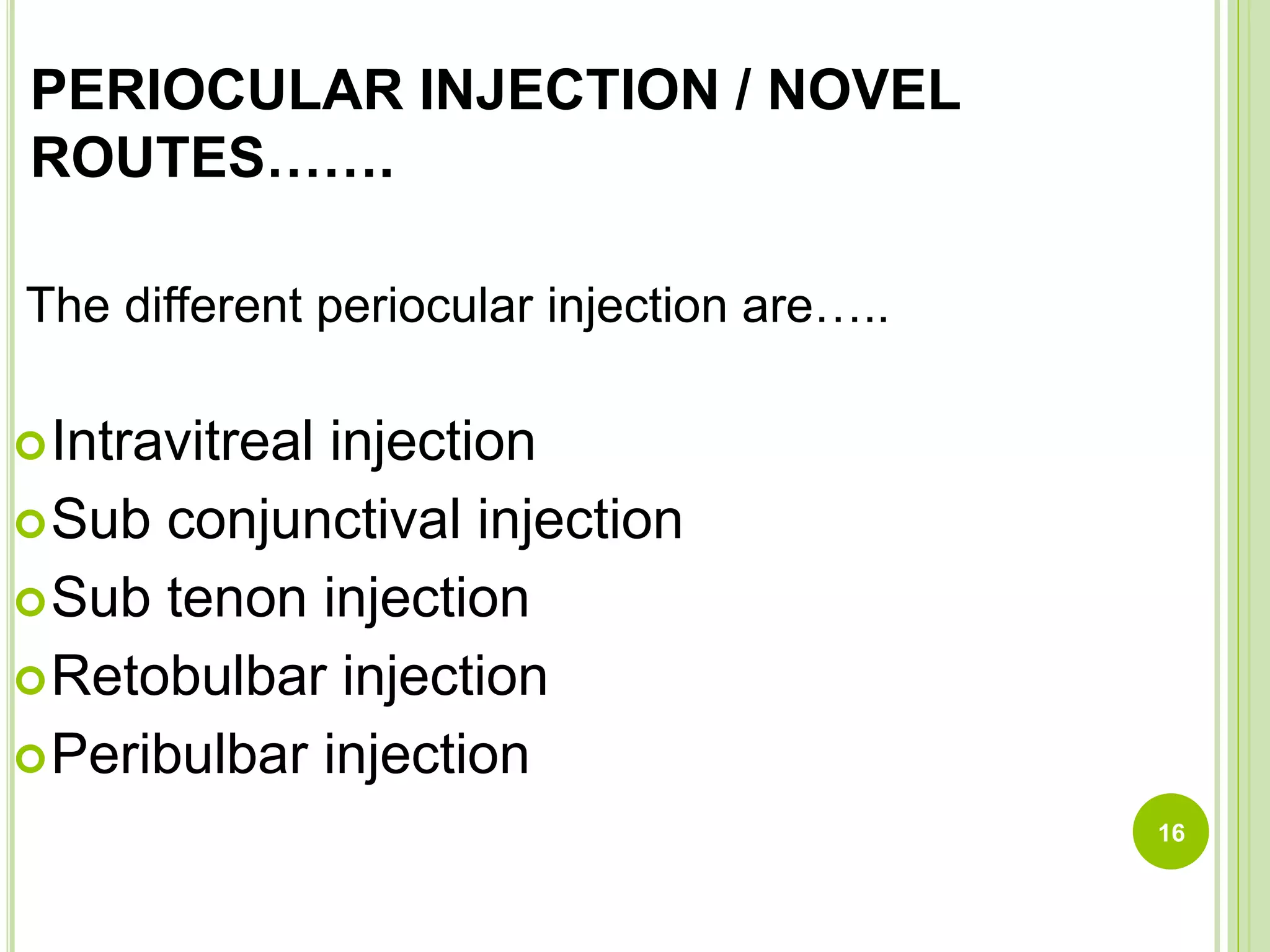 Barriers and routes of occular drug delivery system | PPTX