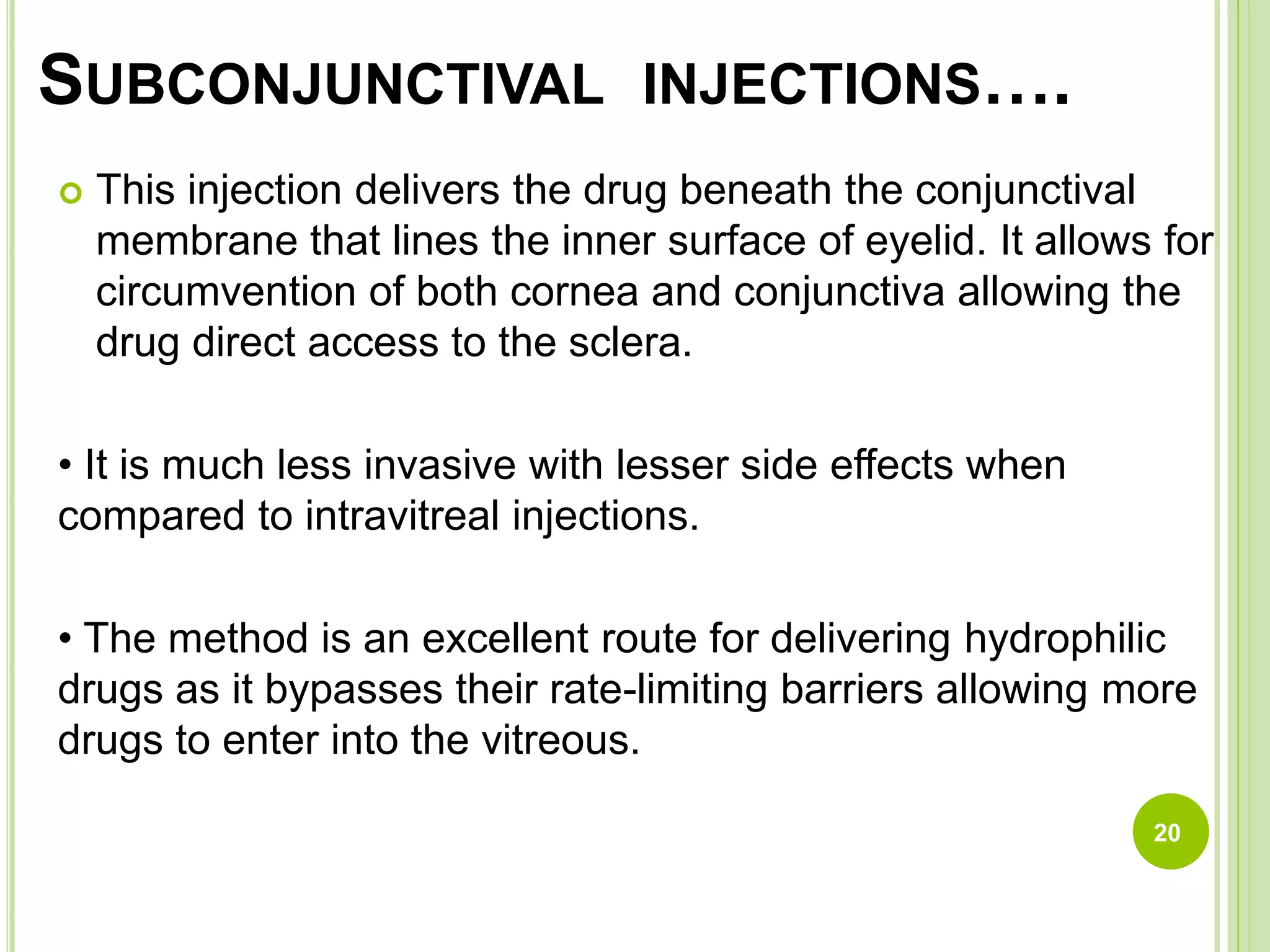 Barriers and routes of occular drug delivery system | PPTX