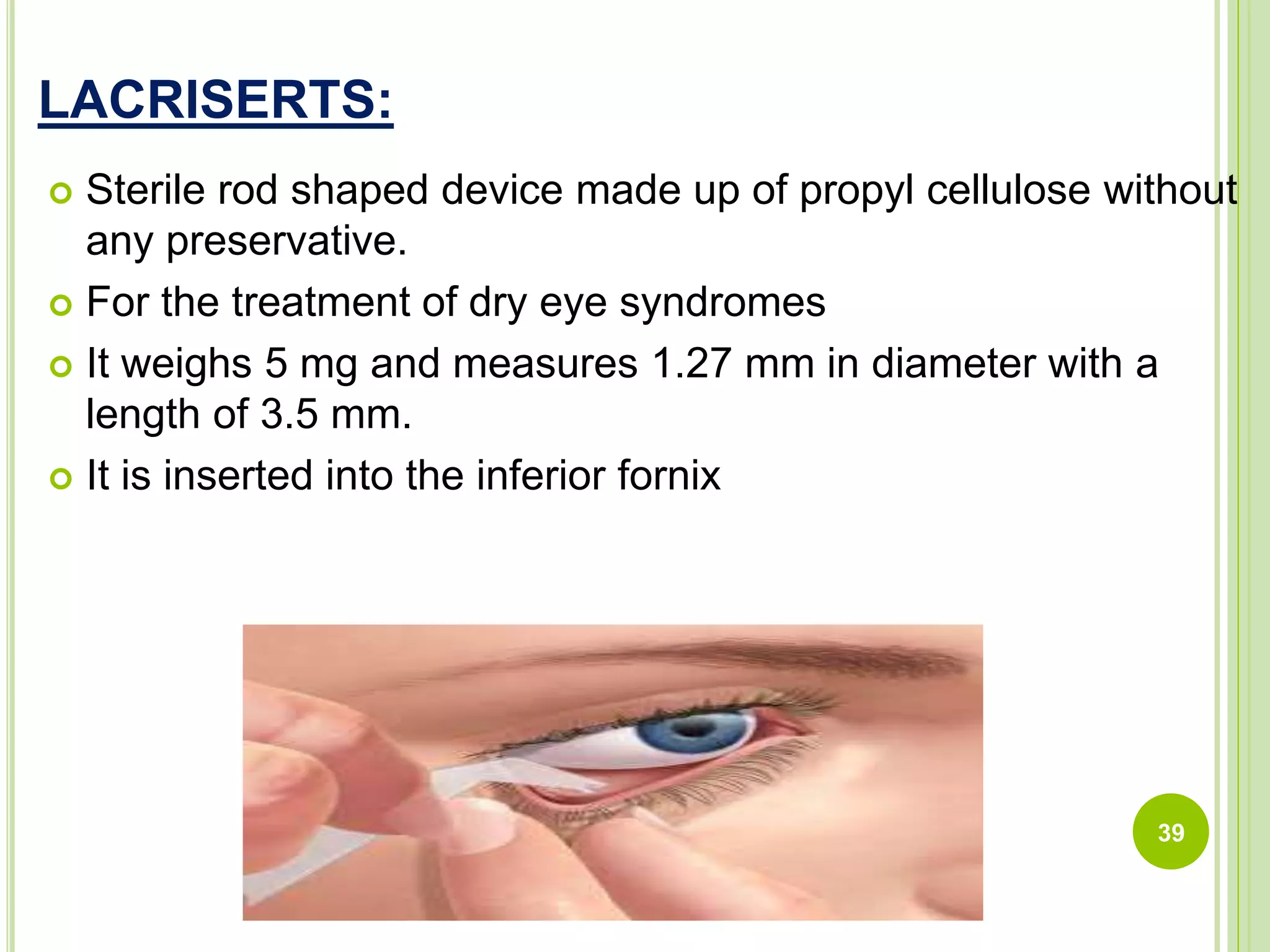 Barriers and routes of occular drug delivery system | PPTX