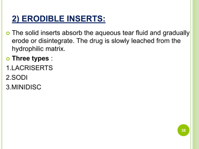 Barriers and routes of occular drug delivery system | PPTX