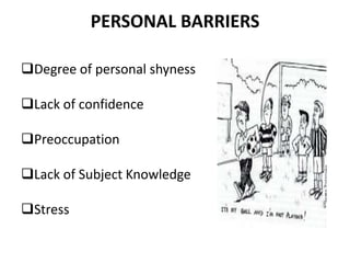 Personal Communication Barriers