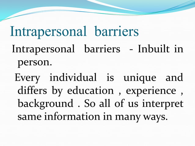 Barriers in communication | PPTX | Web Conferencing | Computer Software and Applications