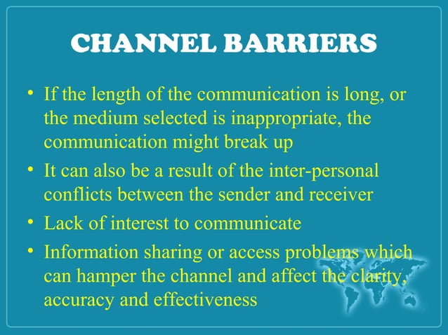 Barrier sin communication skills 1.1 | PPT