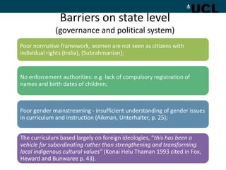 Barriers in access to education | PDF