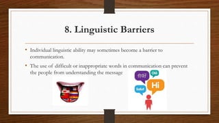 Barriers in the communication process with possible solutions | PPTX