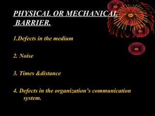Barriers of communication | PPT