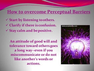 Barriers of communication | PPT