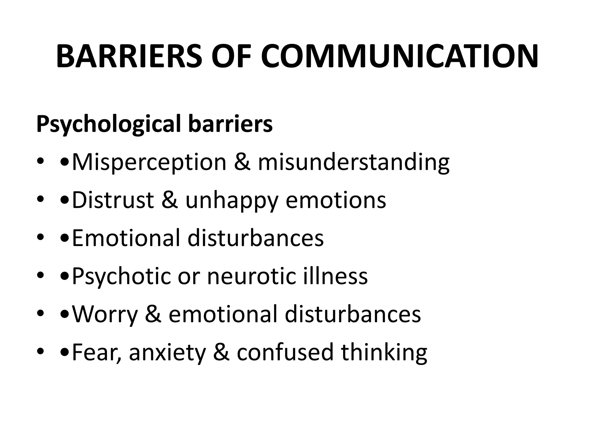 Barriers of Communication | PPTX