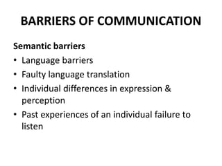 Barriers of Communication | PPTX