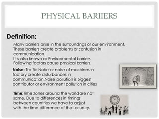 Barriers of communication | PPT