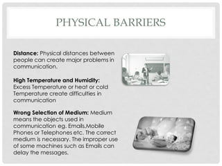 Barriers of communication | PPT