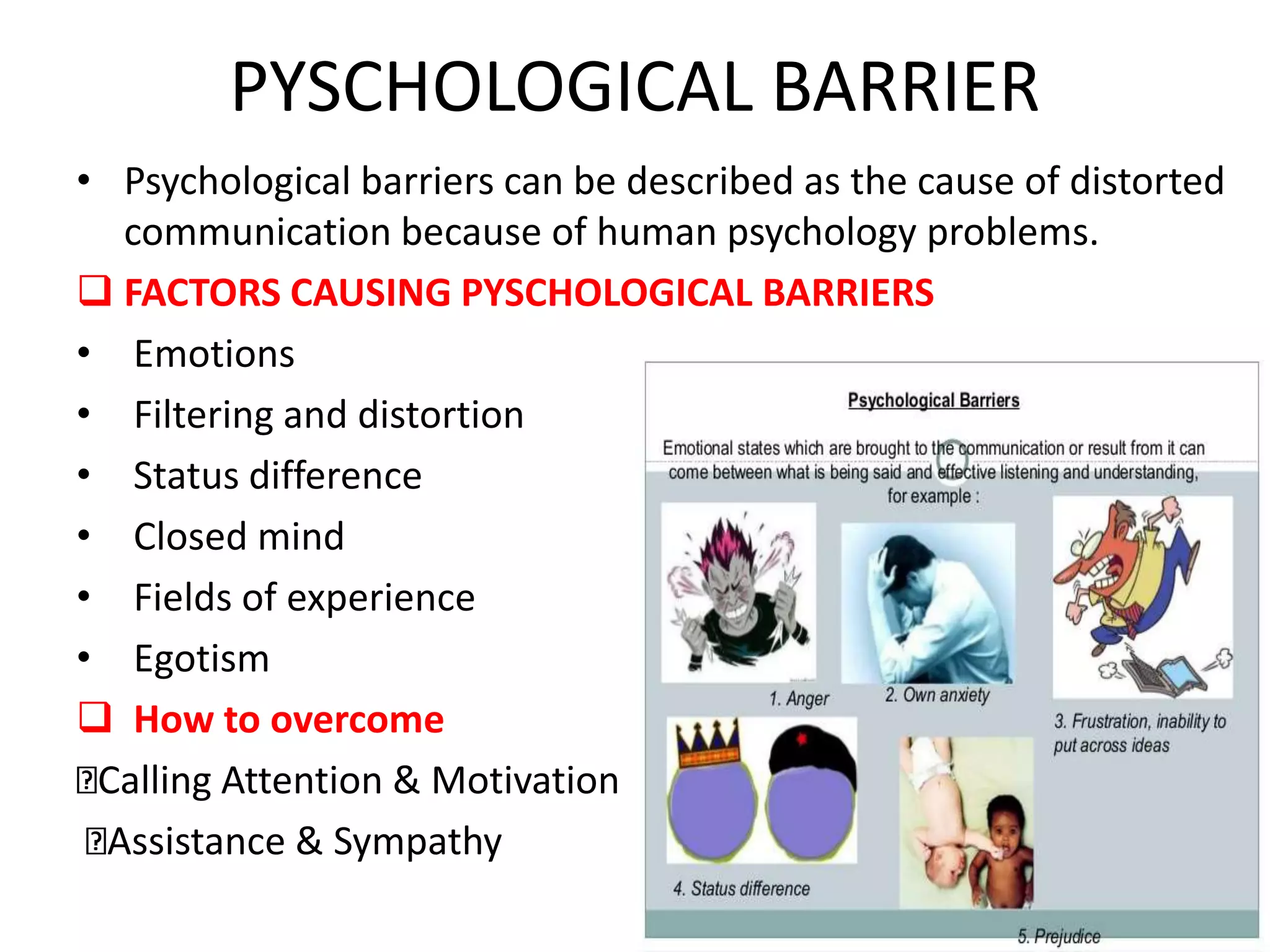 Barriers of communication; B.Pharmacy 1 semester | PPTX