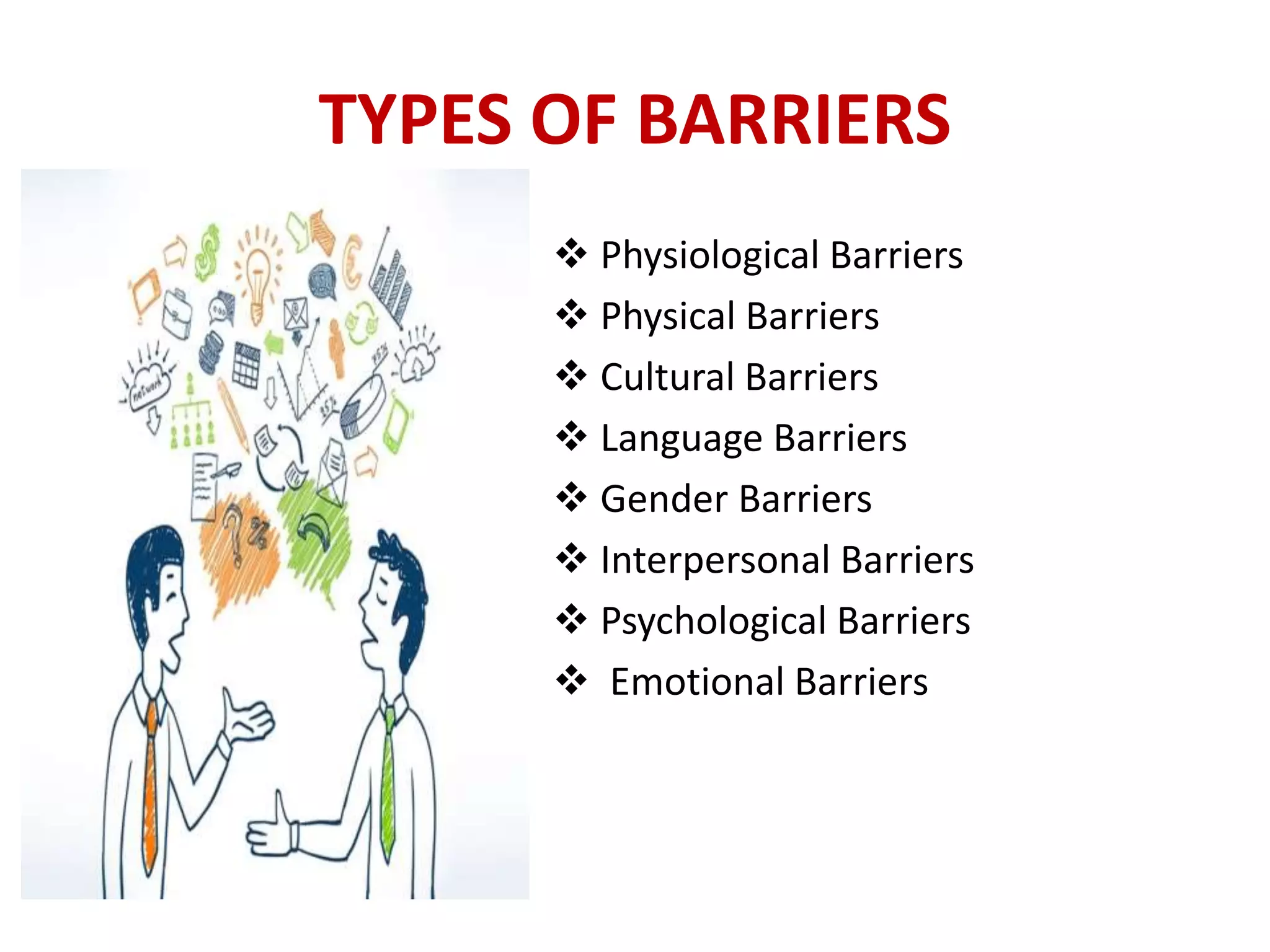 Barriers of communication; B.Pharmacy 1 semester | PPTX