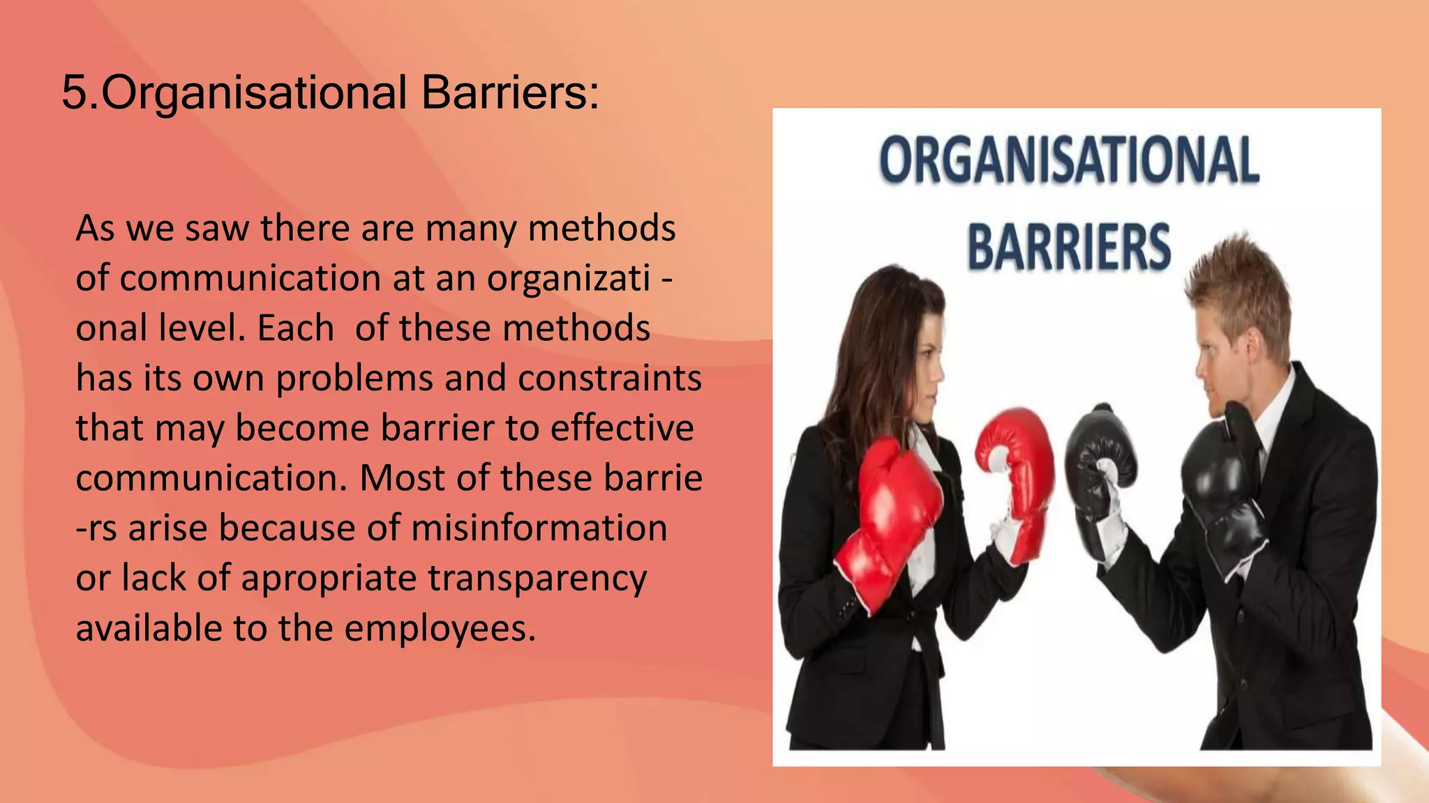 Barriers of communication | PPTX
