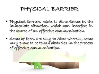 barriers of communication IN FUNDAMENTAL OF NURSING | DOC