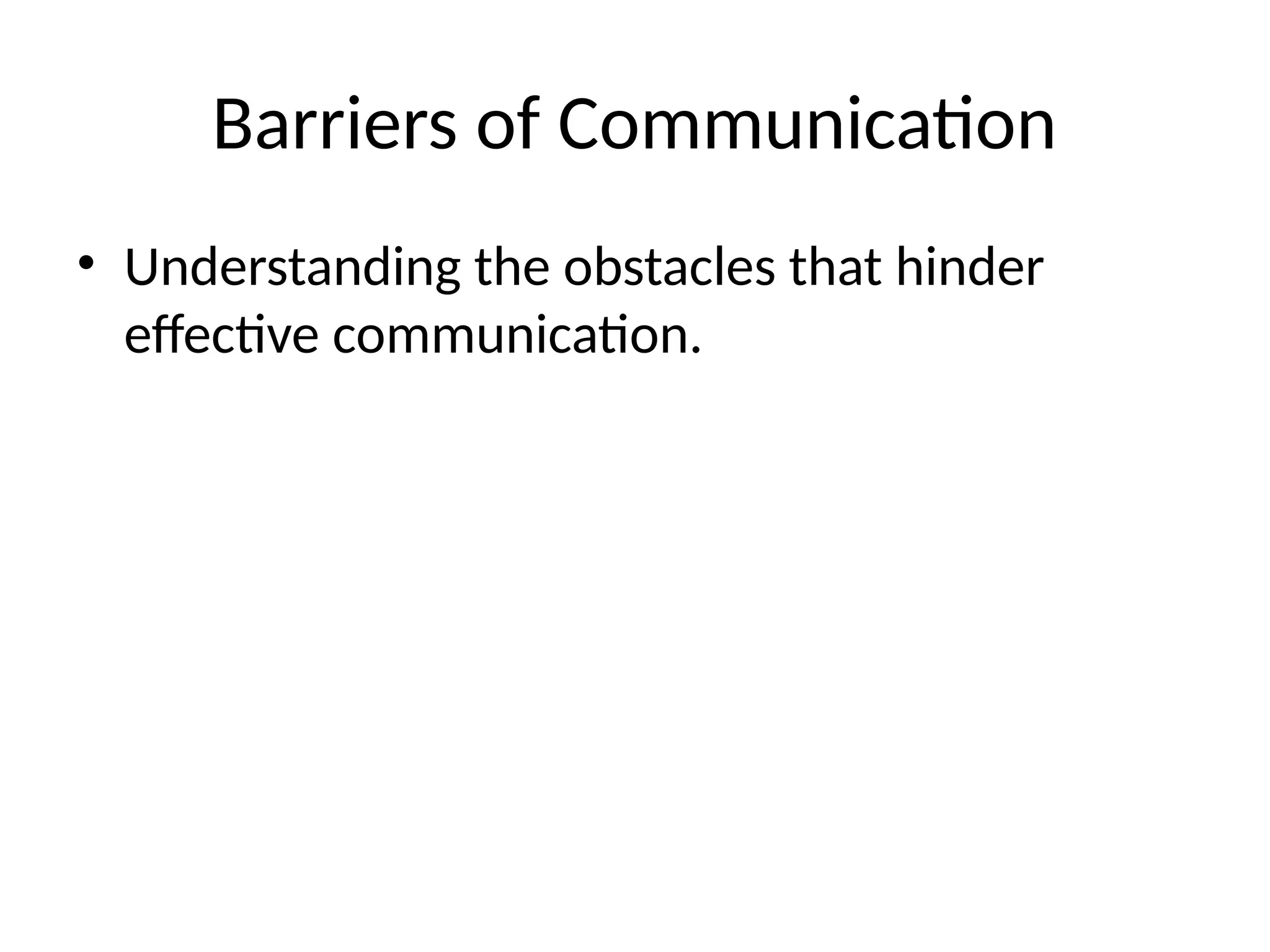 Barriers_of_Communication Powerpoint for Beginners | PPTX