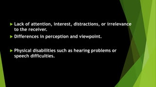 Barriers of Communication by Rayees Ahmad Ganaie (Research Scholar at D ...