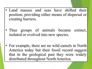 Barriers of dispersal | PPTX