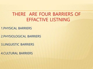 Barriers of effactive | PPT
