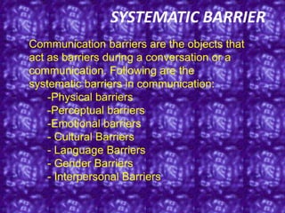 BARRIERS of EFFECTIVE communication.pptx