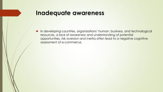 Barriers of international e commerce | PDF