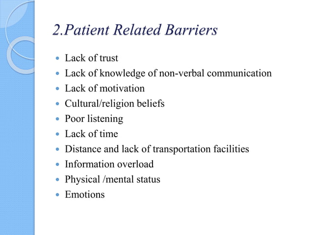 Barriers of patient counseling in a community pharmacy and Strategies ...
