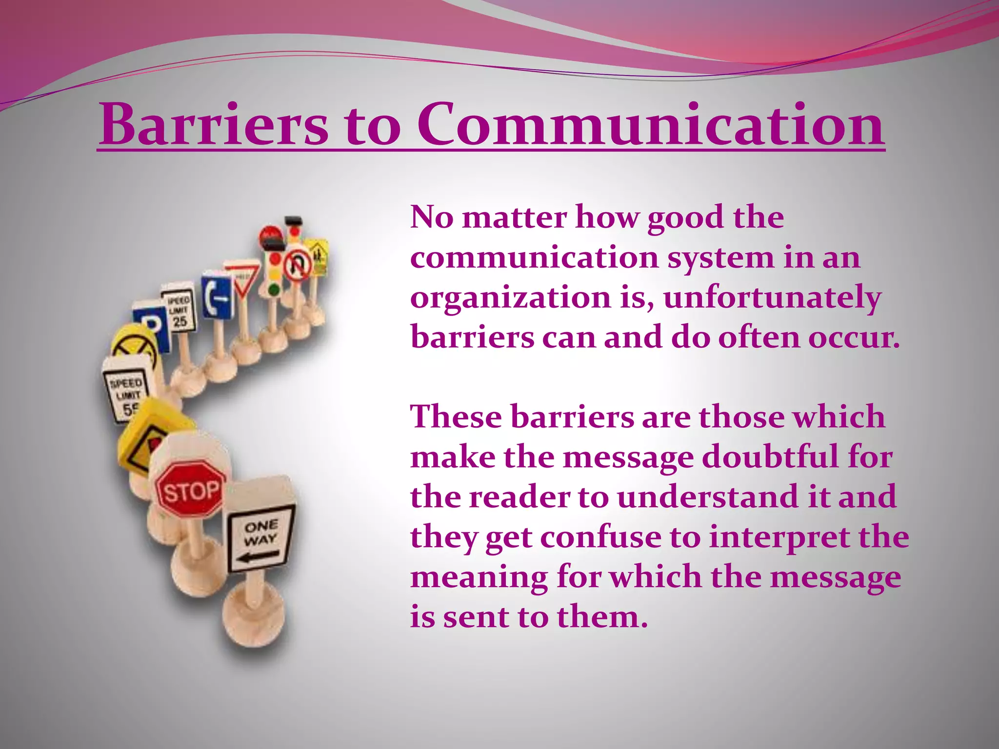 Barriers to Communication | PPTX
