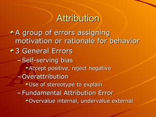 Barriers to accurate_perceptions | PPT | Education