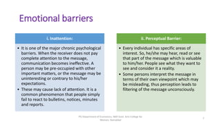 Barriers to Business Communication | PPTX | Computer Networking | Computing
