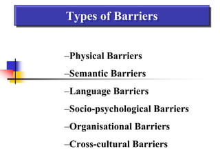 Barriers to communication | PDF