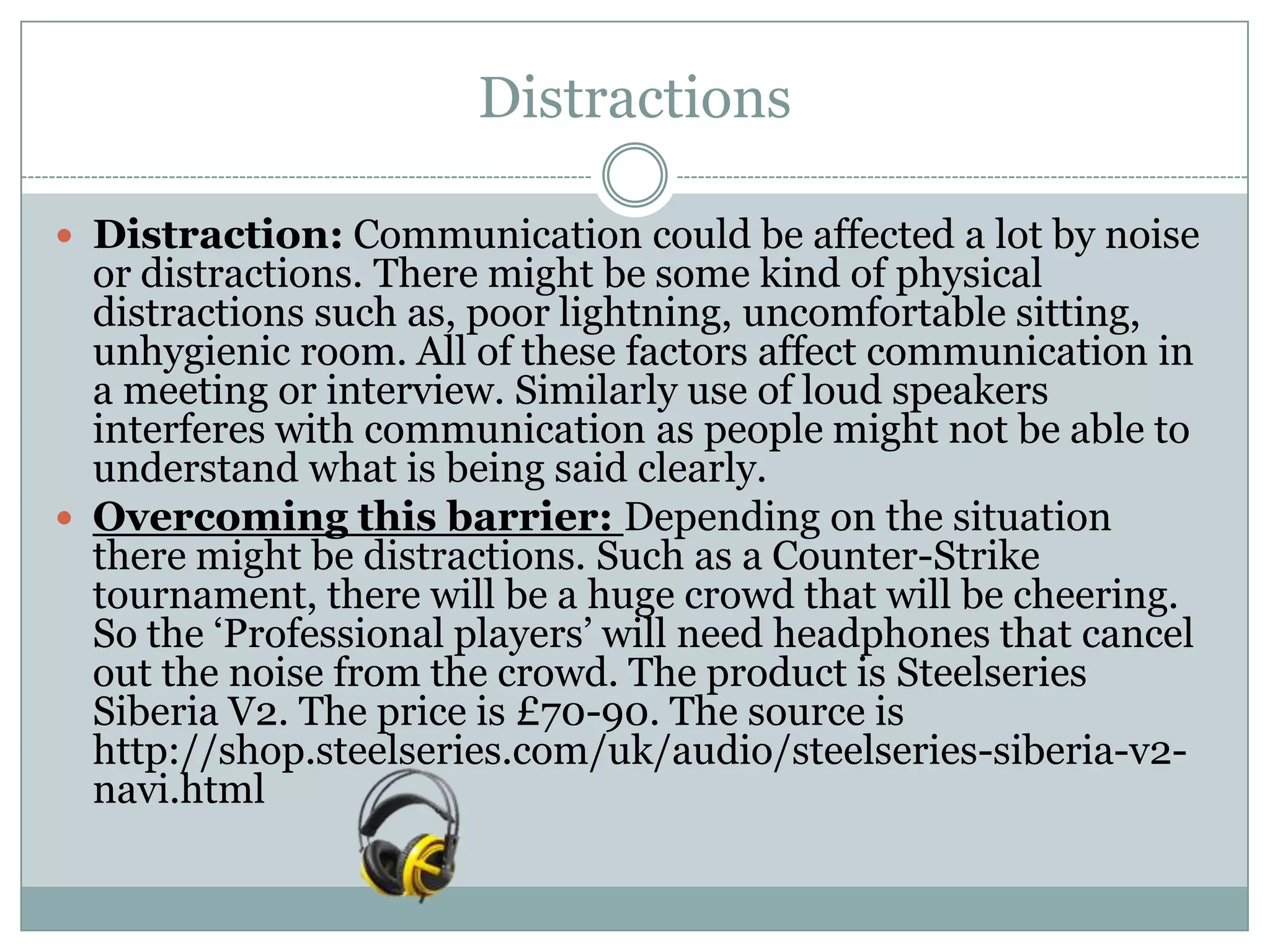 Barriers to communication | PPTX