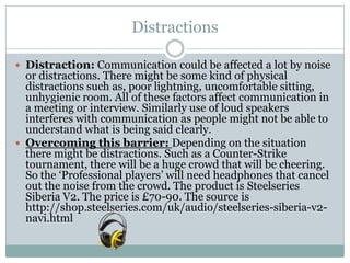 Barriers to communication | PPTX