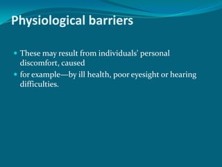 Barriers to communication | PPTX