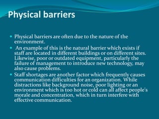 Barriers to communication | PPTX