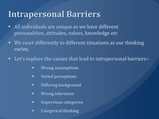 Barriers to Communication | PPTX
