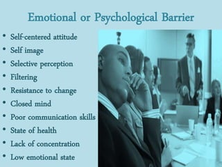 Barriers to communication | PPTX | Mental Health | Diseases and Conditions