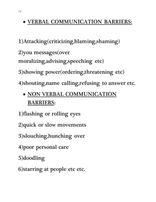 Barriers to communication | DOCX