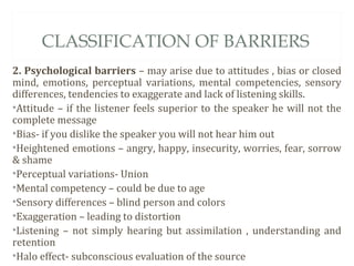 Barriers to communication | PPT