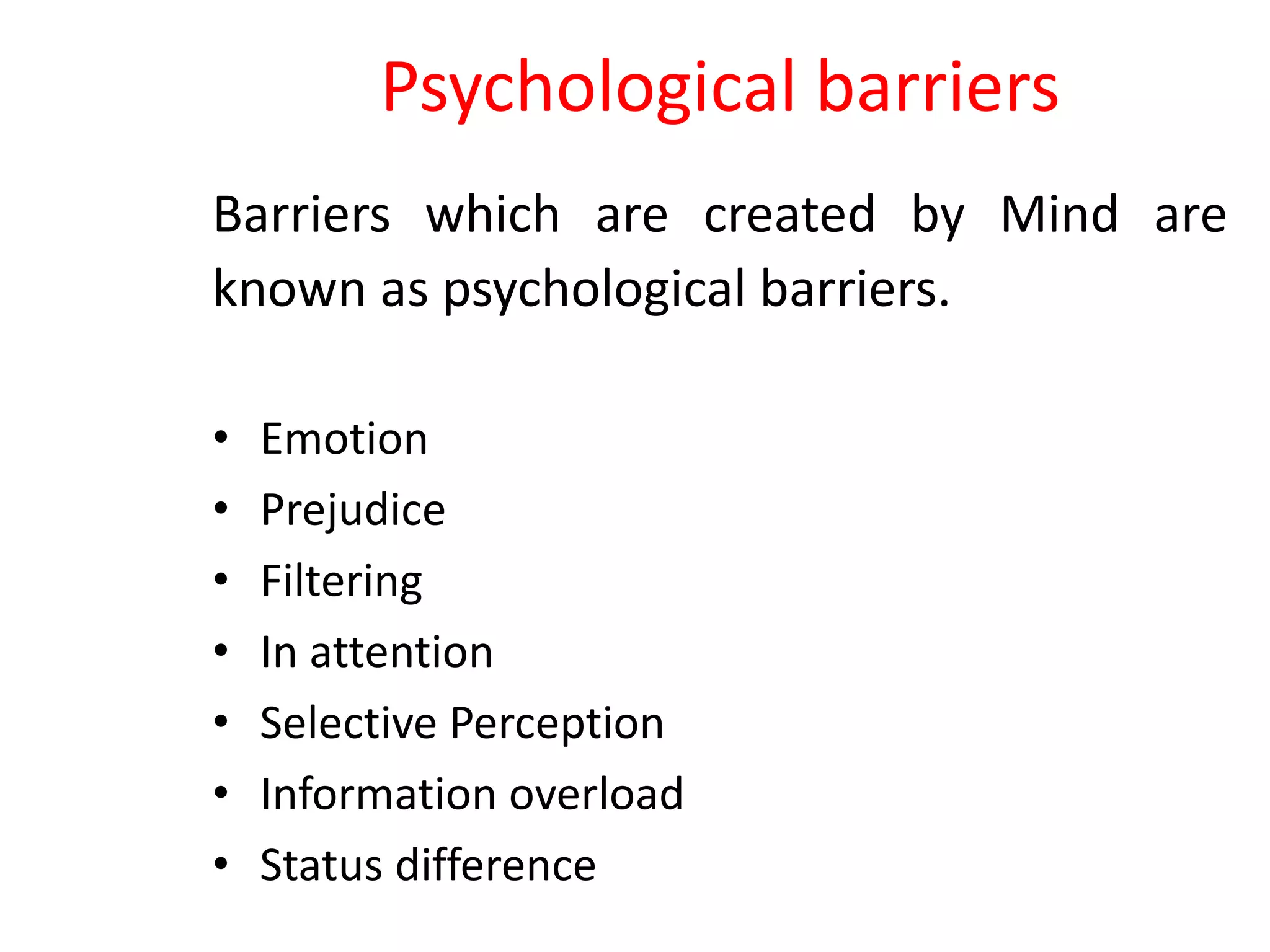 Barriers to communication | PPTX