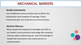 Barriers to communication | PPT