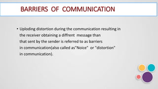 Barriers to communication | PPTX