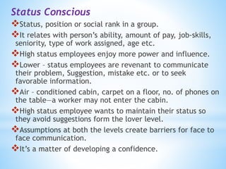 Barriers to communication | PPTX