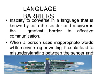 Barriers to communication. .pptx
